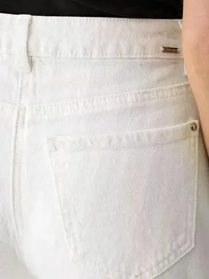 MORGAN Straight-leg Denim Shorts
