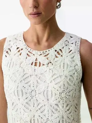 MORGAN Sequin-embellished Crochet Mini Dress