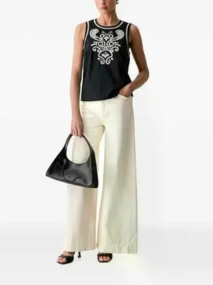 MORGAN Embroidered-details Blouse