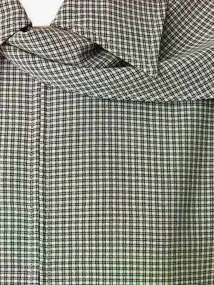 Rag & Bone Check-pattern Draped-panel Jacket