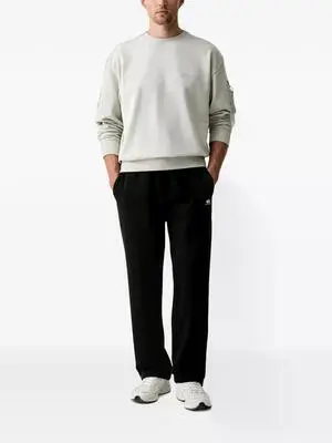 Alpha Industries Logo-embroidered Zip-pocket Sweatshirt