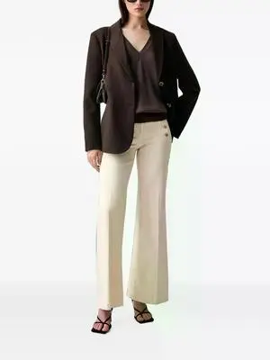VICOLO Argyle-pattern V-neck Sweater