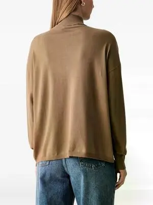 TRUSSARDI High-neck Dropped-shoulder Sweater