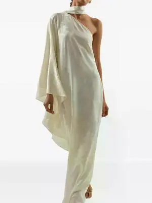 TALLER MARMO Ubud Toile One-shoulder Maxi Dress