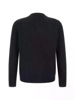 ZANONE Virgin Wool Ribbed Knit Sweater