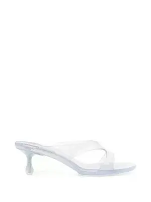 JIMMY CHOO Jelly Drop 50 Sandals - Silver