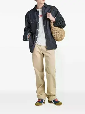 JW Anderson Small Bulb Bag In Woven Raffia
