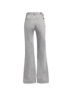 7 For All Mankind Flared Jeans - Grey