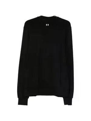 Rick Owens Crew-neck Long-sleeve Sweater - Black