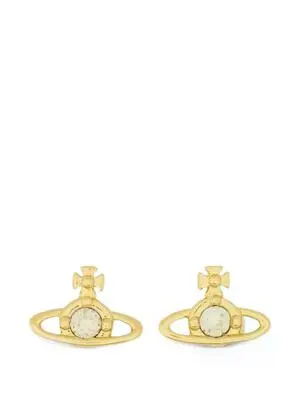 VIVIENNE WESTWOOD Nano Solitaire Orb Earrings - Gold
