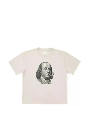 MELT Portrait-print T-shirt - Neutrals