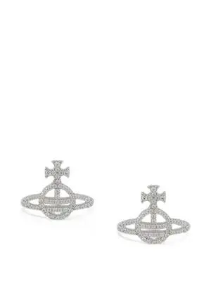VIVIENNE WESTWOOD Calliope Crystal-embellished Orb Motif Earrings