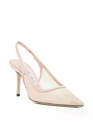 JIMMY CHOO Love Slingback 65 Pumps - Neutrals