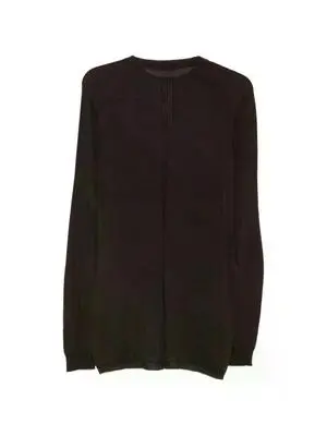 Rick Owens Crew Neck Long Sleeve Sweater