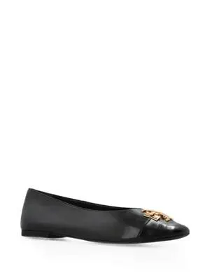 Tory Burch Charlie Logo-plaque Ballet Flats