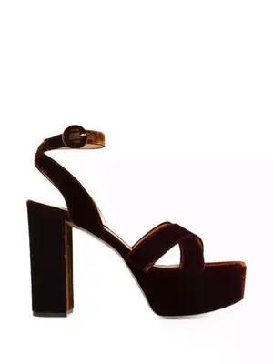 GIANVITO ROSSI Sabrina Platform Sandals - Brown