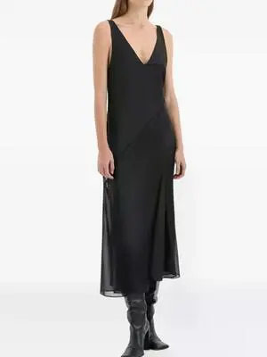 SIR. Ingrid V-neck Midi Dress