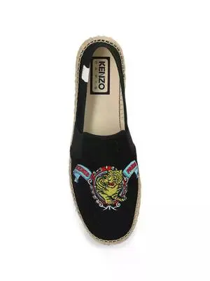 Kenzo Tiger-embroidered Espadrilles