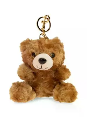 Moschino Teddy Bear Pendant Keyring - Brown