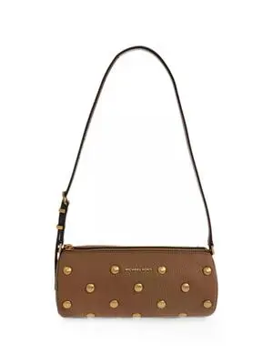 Michael Kors Mini Izzy Stud-embellished Leather Shoulder Bag