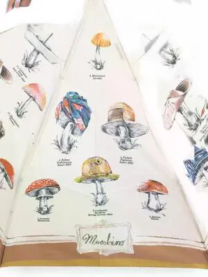Moschino Mushroom-print Folding Umbrella