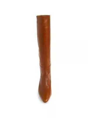 FORTE_FORTE Pointed-toe Leather Boots