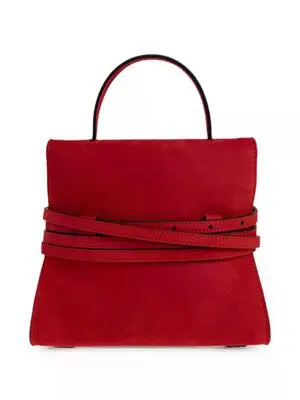 Moschino Tie Me Suede Tote Bag