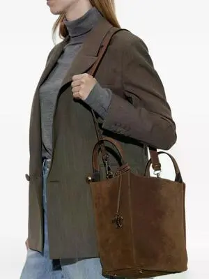 TOD'S T Timeless Suede Tote Bag