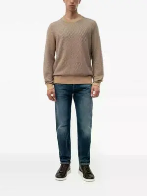 Boss Dark Wash Bottoms For Men