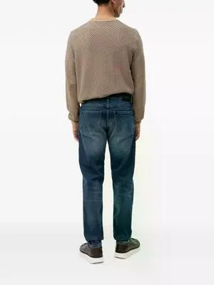 BOSS Maine Regular-fit Dark Stretch Cotton Jeans