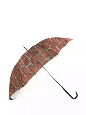 Moschino Brick-print Umbrella