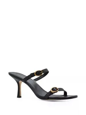 Michael Kors Kya Buckle Detail Sandals - Black