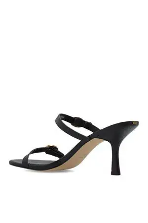 Michael Kors Kya Buckle Detail Sandals - Black