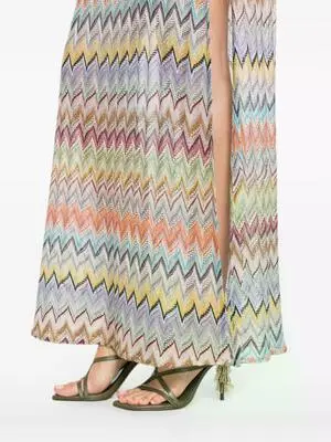 Missoni Long Viscose Lamé Cover-up Caftan