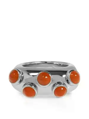 Marni Cabochon-embellished Brass Ring