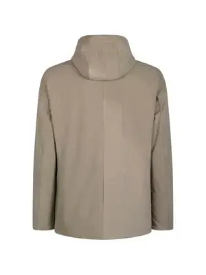 Herno Single-breasted Hooded Blazer