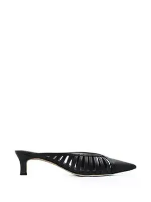 Michael Kors Adriana Caged Mules - Black