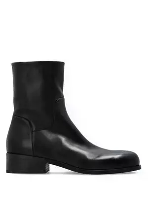 Marsèll Leather Ankle Boots - Black