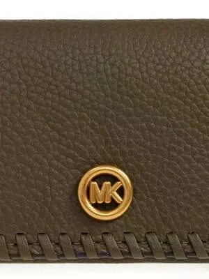 Michael Kors Logo-plaque Leather Wallet