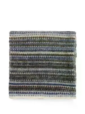 MARANT Mouna Fair Isle-knit Scarf - Blue