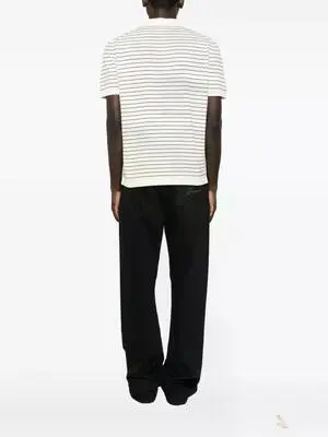 A.p.c. Striped Short-sleeve Polo Shirt
