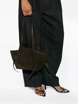 Yuzefi Mochi Suede Tote Bag - Brown