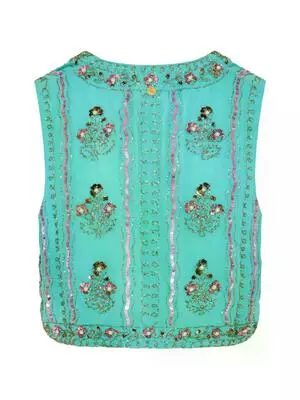 Antik Batik Simone Embroidered Gilet