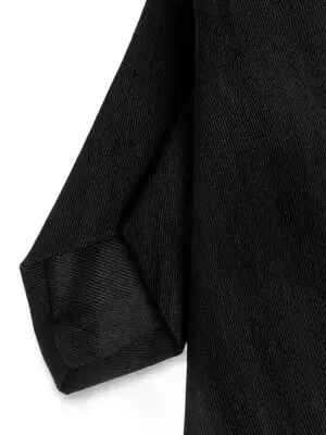 Balenciaga Logo-embroidered Wool Tie