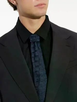Giorgio Armani Geometric-pattern Tie