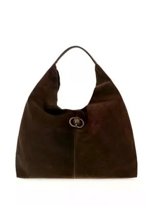 Kurt Geiger Large Chelsea Suede Shoulder Bag - Brown