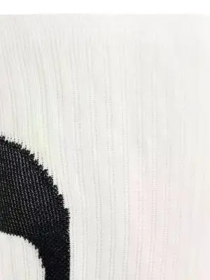 Balenciaga Logo-print Ribbed-knit Crew Socks
