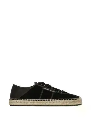 Dolce & Gabbana Espadrilles In Split - Black