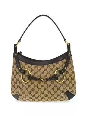 Gucci 1990-2000s Gg Horsebit Tote Bag - Neutrals