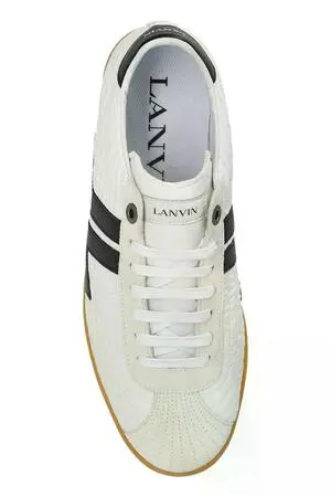 LANVIN Glen Quilted Calf Leather Sneakers
